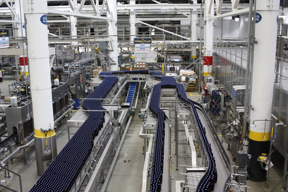 The difference a century made at Anheuser-Busch's Bevo Bottling ...